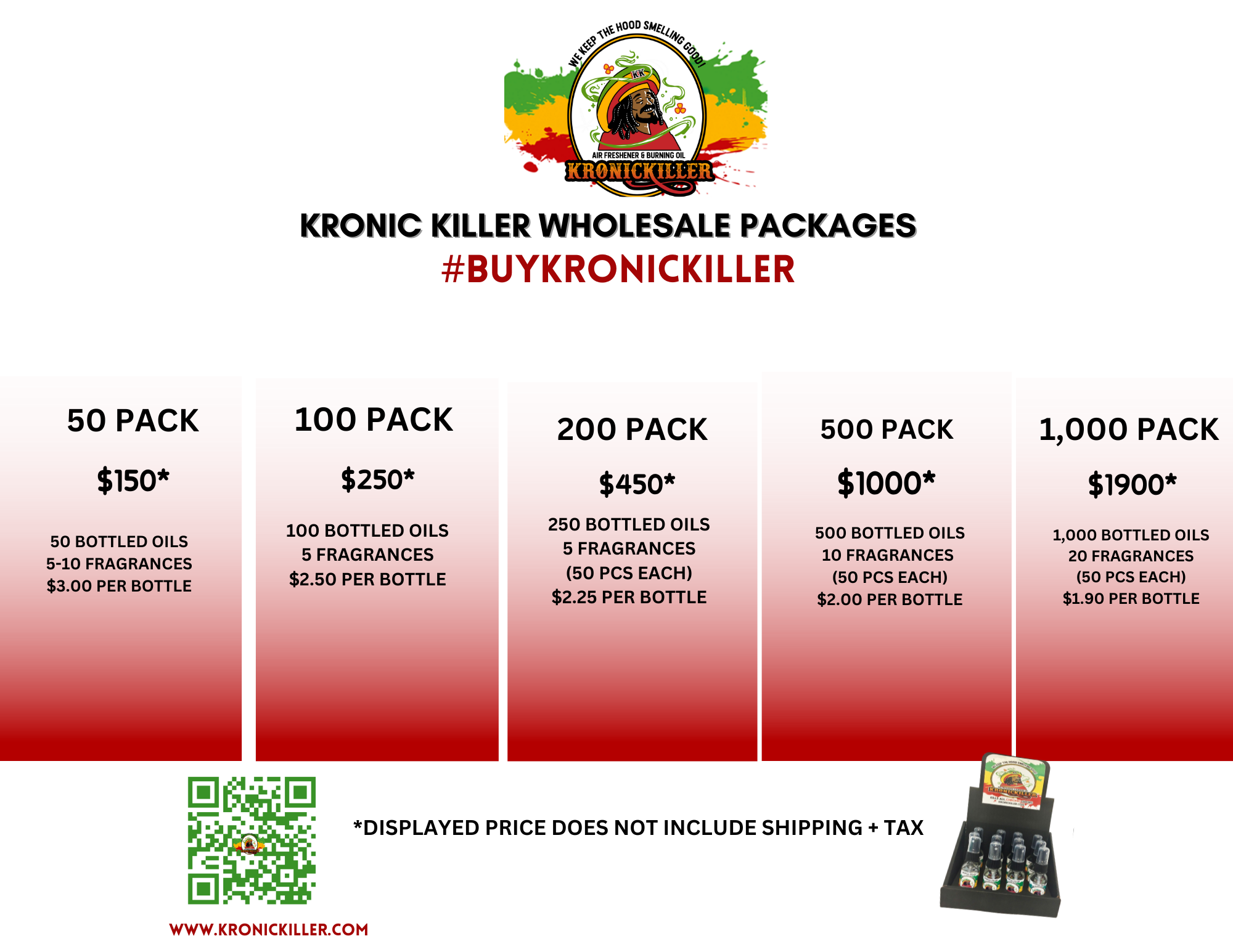 Wholesale Packages – KRONIC KILLER
