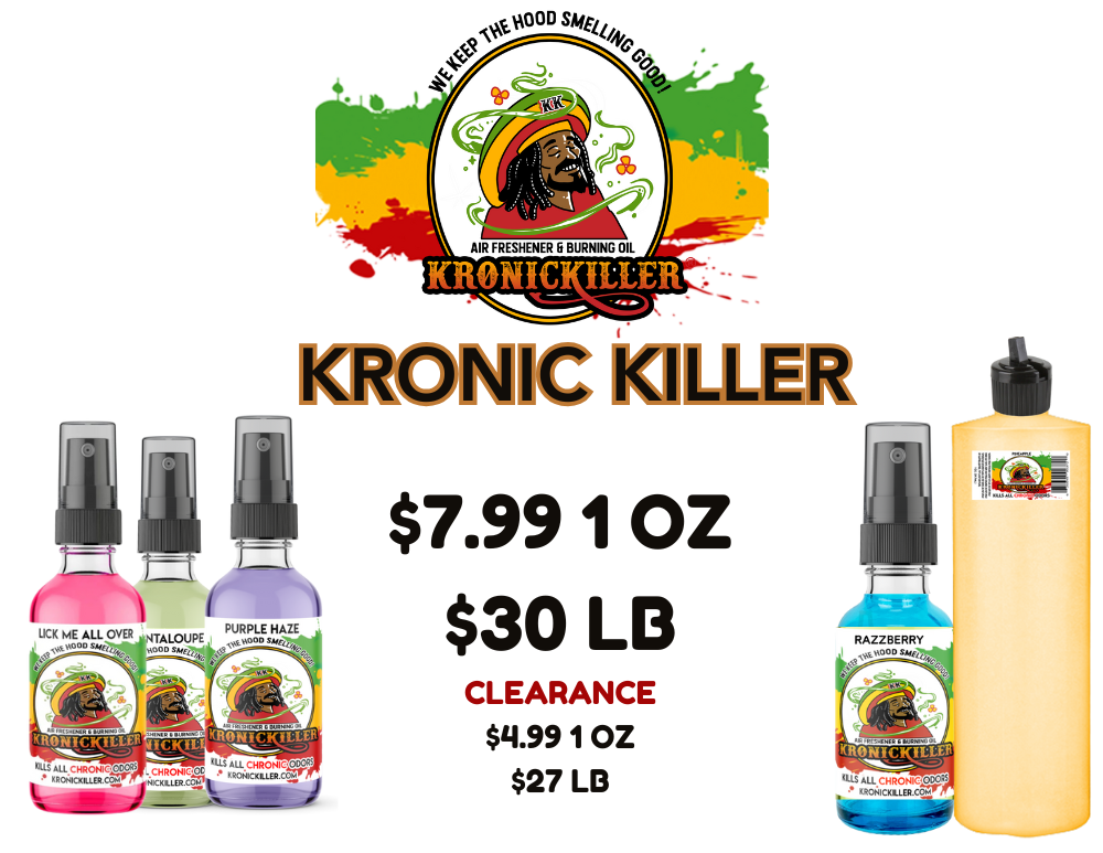 Retail Air Freshener & Burning Oils – KRONIC KILLER